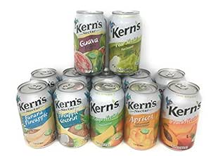 Amazon.com : Kern's Nectar 12 Pack of 11.5 Ounce Cans Seven Flavor ...