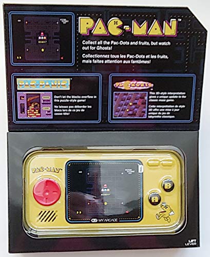 My Arcade PAC-MAN POCKET PLAYER featuring 3 classic games: PAC-MAN, PAC ...