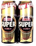 Skol Super Lager 4x500ml (Pack of 24 x 500ml): Amazon.co.uk: Beer, Wine ...