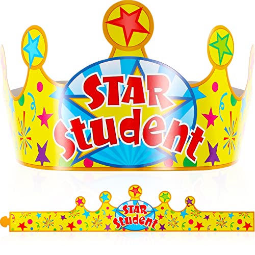6 Pack Star Student Crowns Star of The Week Crowns Star Crowns ...
