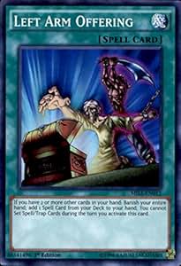 Amazon.com: Yu-Gi-Oh! - Left Arm Offering MIL1-EN015 Super Rare 1st ...