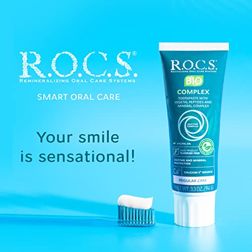 R.O.C.S. Toothpaste - Mineralin Formula With Calcium, Bromelain And ...
