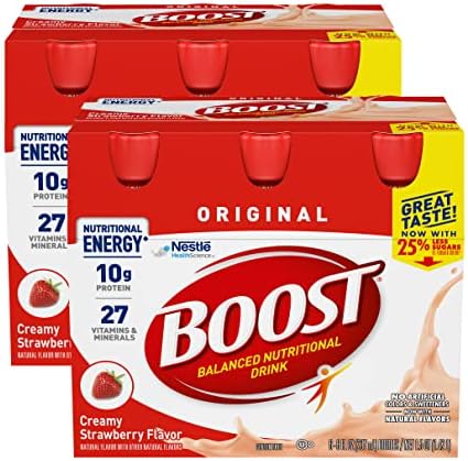 Boost Original Complete Nutritional Drink, Creamy Strawberry, 8 fl oz ...