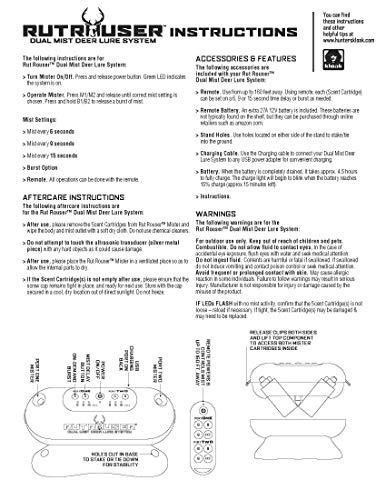Hunter’s Kloak Rut Rouser Dual Mister | Pricepulse