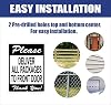 Please Deliver All Packages to Front Door Sign 9x12 Aluminum Metal UPS ...