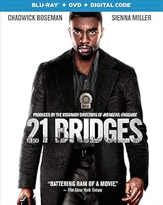 Amazon.com: 21 Bridges [Blu-ray] : Chadwick Boseman, Sienna Miller ...