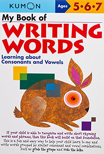 Amazon - My Book of Writing Words: Learning about Consonants and Vowels ...
