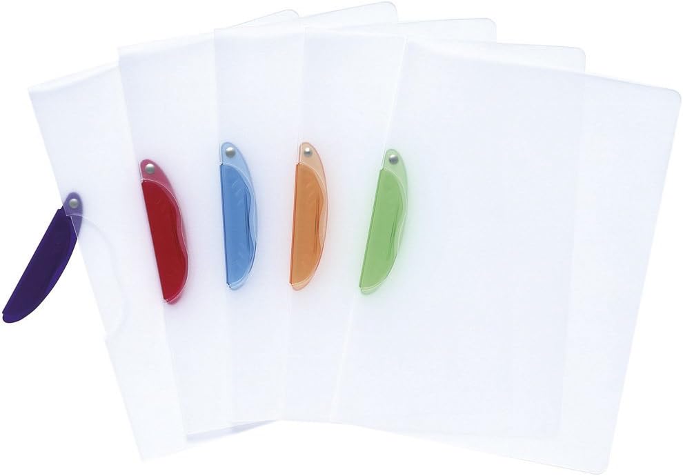 Exacompta Semi-Rigid Translucent PP Presentation Clip Folder, A4 ...