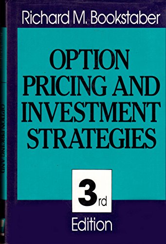 Amazon.com: Option Pricing and Investment Strategies: 9781557381453 ...