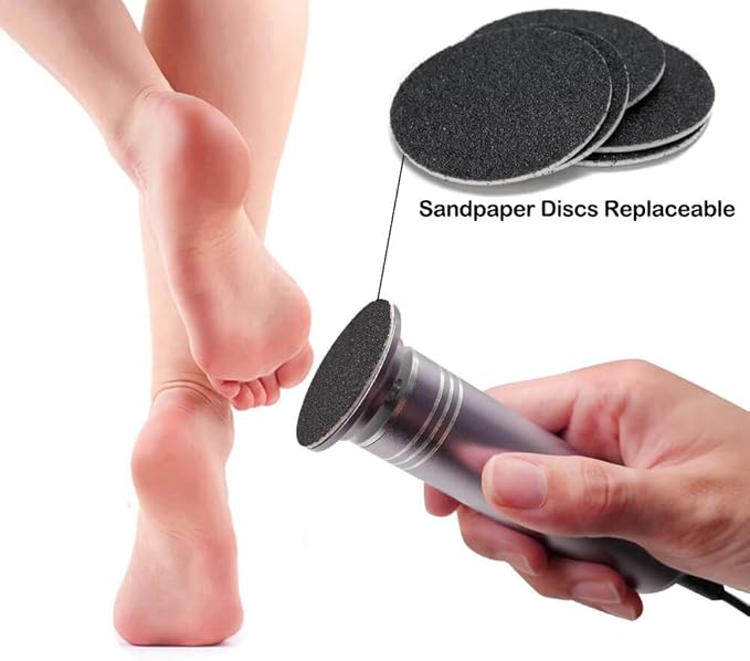 Upgraded Callus Remover Electric Foot File (Adjustable Speed) with ...