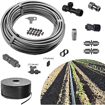 Amazon.com : Hoss Tools Drip Tape (8 mil) Irrigation Kit for Vegetable ...