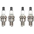 Amazon.com: 4PK TORCH AC7R Spark Plug Replace for Husqvarna 581362301 ...