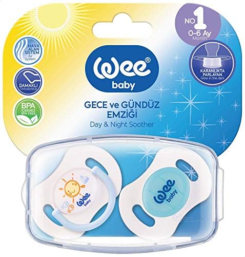 Wee Baby Day and Night Soother for Boys, Number 1-2 Pieces price in ...