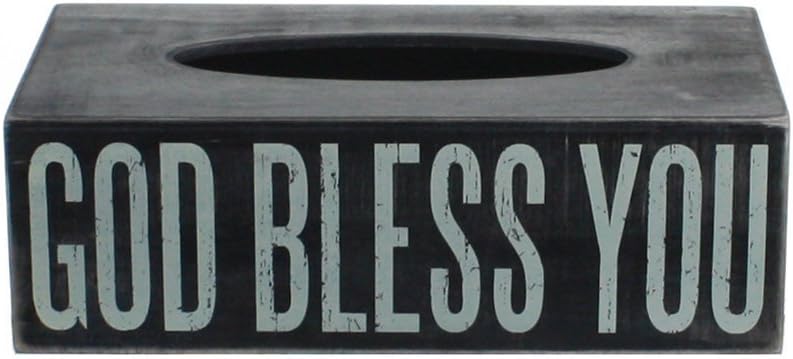 "God Bless You...." Kleenex Tissue Box Cover - Rectangular, 9.75" X 5.5 ...