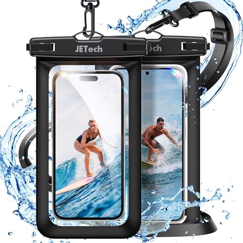 JETech Waterproof Phone Pouch, 2 Pack Water Proof Case for iPhone 16e ...