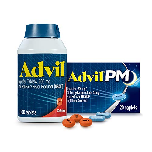 Advil Pain Reliever and Fever Reducer, Ibuprofen 200mg for Pain Relief ...