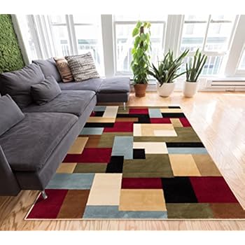 Amazon.com: Orian Rugs Geometric Oval Day Multi Area Rug (5'3" x 7'6 ...