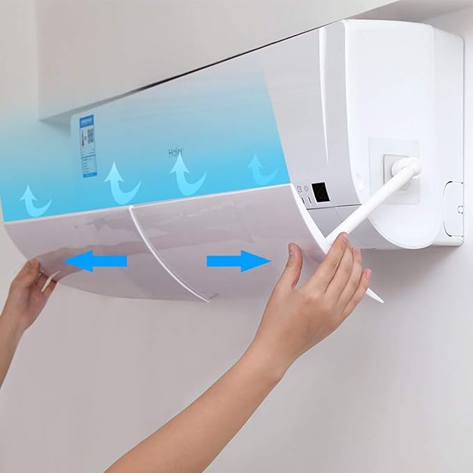 Amazon.com: Air Conditioner Deflector Retractable Anti Direct Blowing ...