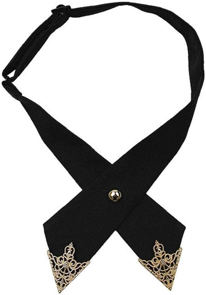 Unisex Cross Bow Tie Casual Necktie Adjustable Criss-cross Bowtie ...