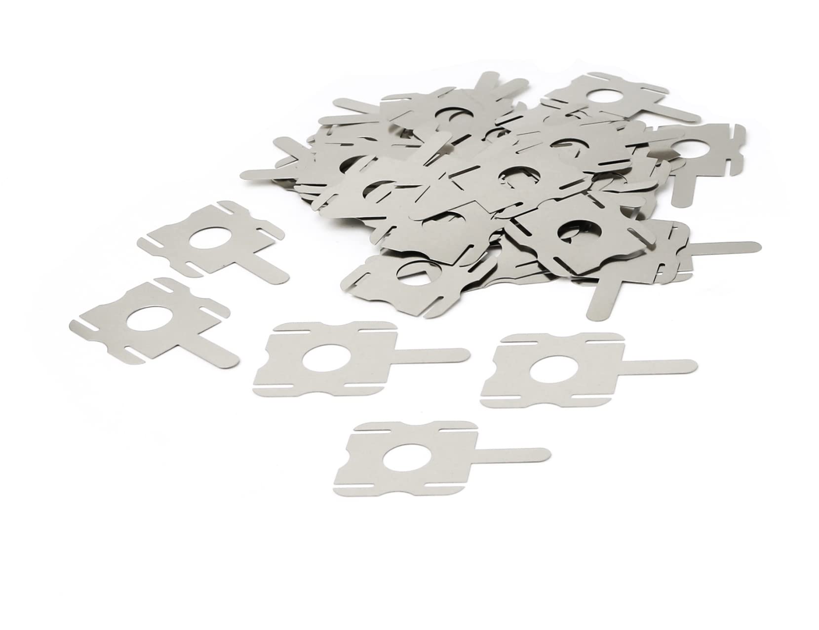 Mua 50pcs 4P H type T type Nickel Plated Steel Strips Sheet Soldering ...