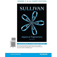Algebra and Trigonometry (11th Edition): Sullivan, Michael: 9780135163078: Amazon.com: Books