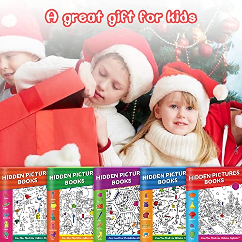 5PACK Hidden Picture Books for Children Age 4 6 8 10,Hidden Object ...