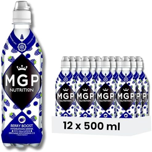 MGP Berry Hydration Sports Recovery Drink with Added Caffeine, Vitamins ...