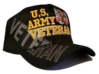 Army Cap US Veteran American Flag USA Hat United States at Amazon Men’s ...