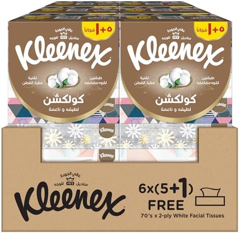 Kleenex Collections Facial Tissue, 2 PLY, 36 Tissue Boxes x 70 Sheets ...