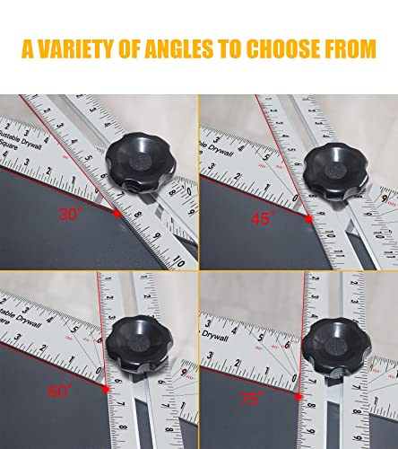 RONGPRO 24 Inch Adjustable T-Square Measuring tools layout tools ...