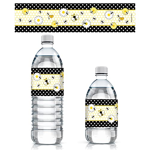Bumble Bee Party Water Bottle Labels - 24 Stickers in Kuwait | Whizz ...