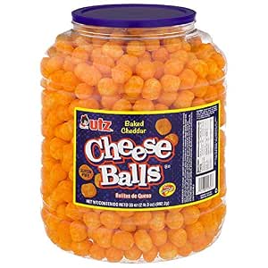 Amazon.com: Utz Cheese Balls – 35 Ounce Barrel (2 lbs) – Made with Real ...