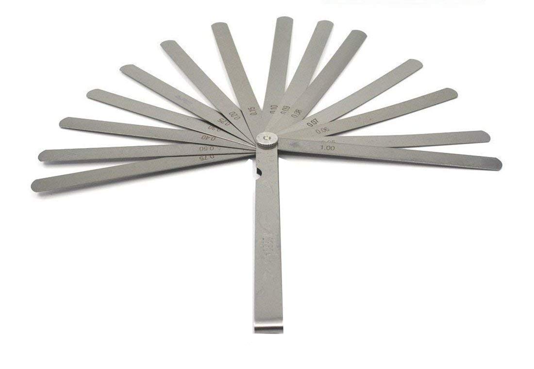 Amazon.com: Cyful 6" Long Metric 0.05 to 1mm Thickness Gap Stainless ...