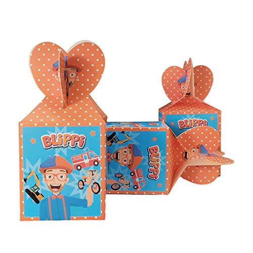 12 pcs BLippi candy gift boxes, BLippi themed party supplies, children ...