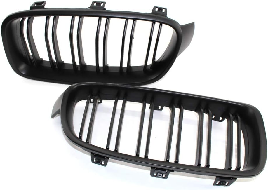 Front Kidney Grill Grilles, Glossy Black, M Colour, F30 F31, 3 Series ...