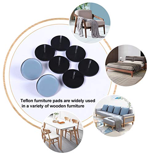 Ezprotekt 16 PCS Furniture Sliders, Chair Sliders, Furniture Glide Nail ...