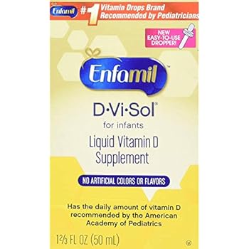 Amazon.com: Enfamil D-Vi-Sol Vitamin D Supplement Drops - 1.66 oz, Pack ...