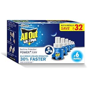 All Out Ultra Clear Refill Saver (270ml, Pack of 6): Amazon.in: Garden ...
