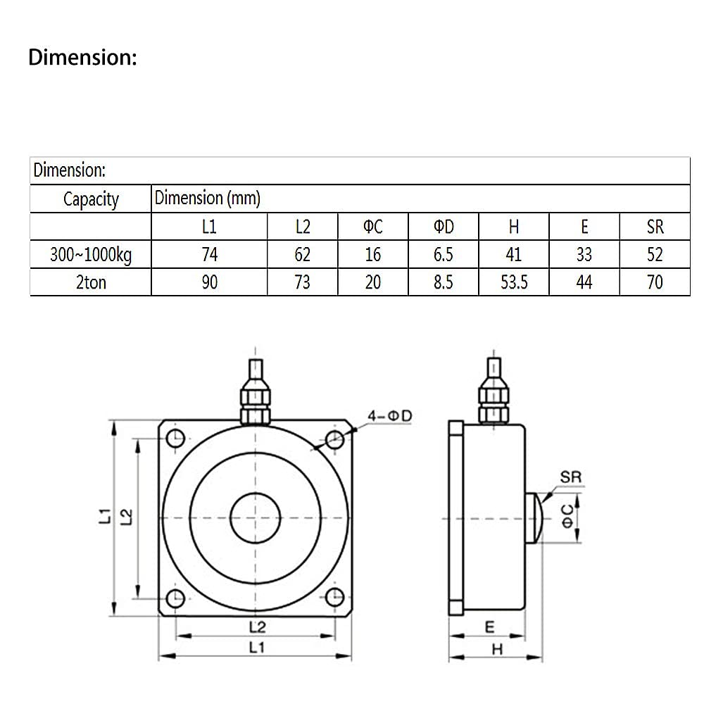 Mua ATO Tension and Compression Load Cell 300kg, Spoke Type Load Cell ...
