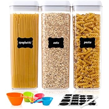 Amazon.com: Komax Biokips Set of 2 Pasta Storage Containers | 77.8-oz ...