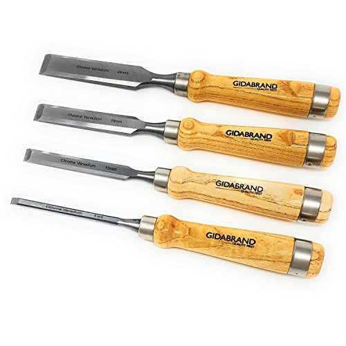 Professional Wood Chisel Set with Tools Roll Bag – Carving ...