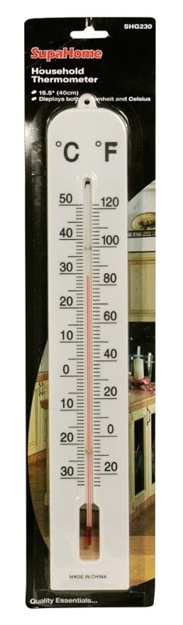 Large Jumbo Household Indoor Outdoor Thermometer: Amazon.co.uk: Kitchen ...
