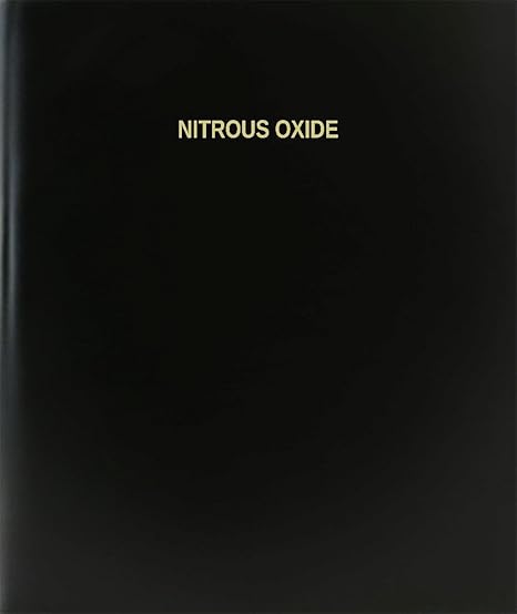 Amazon.com : BookFactory Nitrous Oxide Log Book/Journal/Logbook - 120 ...