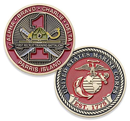 USMC First Recruit Training Battalion Challenge Coin - 1st BN Parris ...