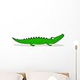 Amazon.com: Wallmonkeys Cartoon Alligator Wall Decal Peel and Stick ...