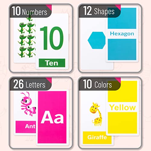 Mr. Pen- Alphabet Flash Cards For Toddlers, Double-Sided, 58 Picture ...