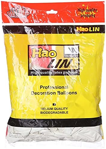 Hao Lin Latex Party Balloon Set, 100 Pieces - White price in Egypt ...