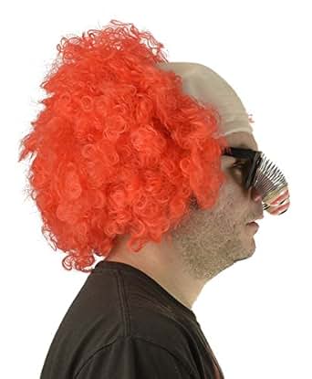 Amazon.com: City Costume Wigs Curly Red Clown Wig | Scary Red Clown ...