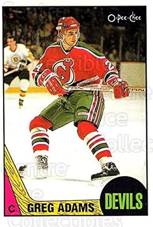 Amazon.com: (CI) Greg Adams Hockey Card 1987-88 O-Pee-Chee (base) 135 ...