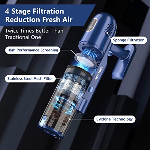 Buture Cordless Vacuum Cleaner Powerful Stick Vacuum With 380W 26Kpa at ...